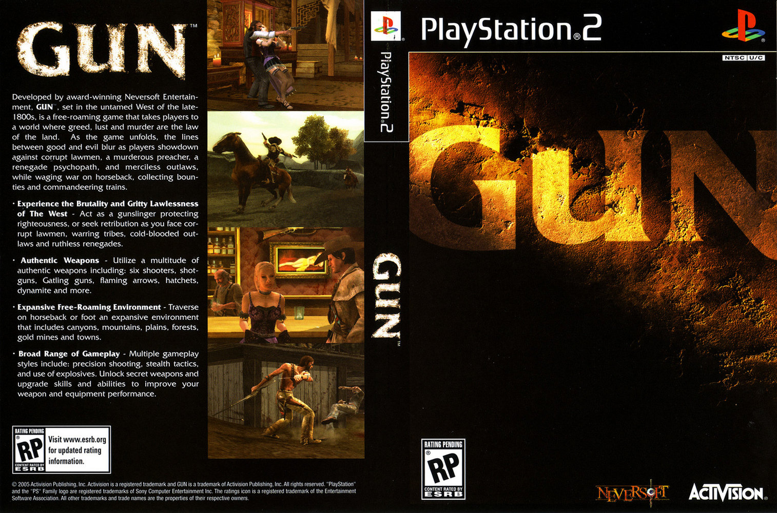 Gun - Playstation 2 | Ultra Capas